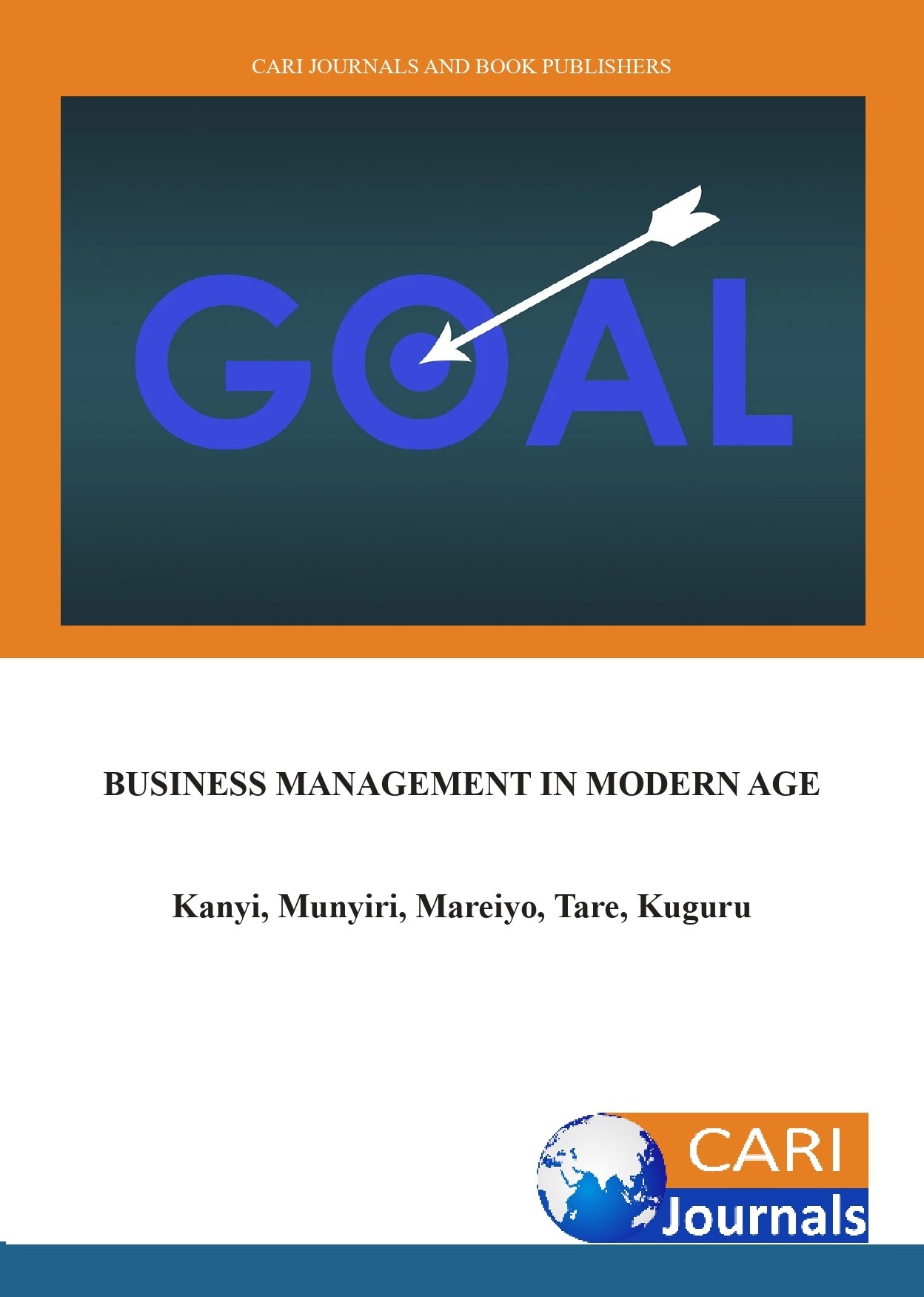 Business Management in Modern Age - CARI Journals